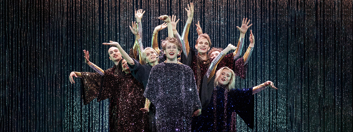 SlitDrape: String curtain that picks up and bounces light