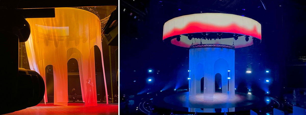 Eurovision preselection – sheer stage fabrics - ShowTex