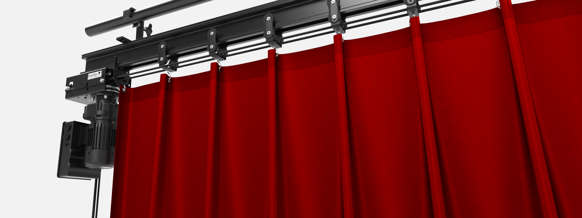 Rope Drive Lite: motor for fixed speed curtain movement